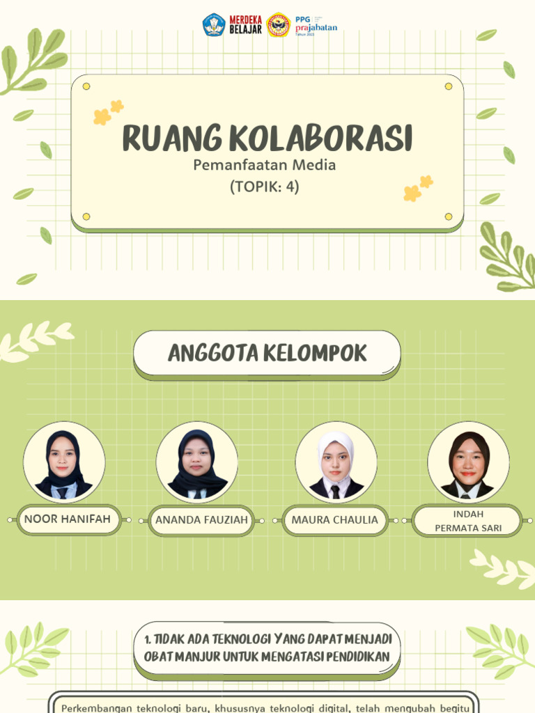 Topik 4 - Ruang Kolaborasi | PDF | Karier & Perkembangan | Ilmu Sosial