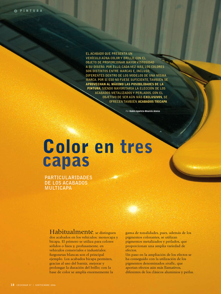 Pintura Bicapa Tricapa | PDF | Color | Pigmento