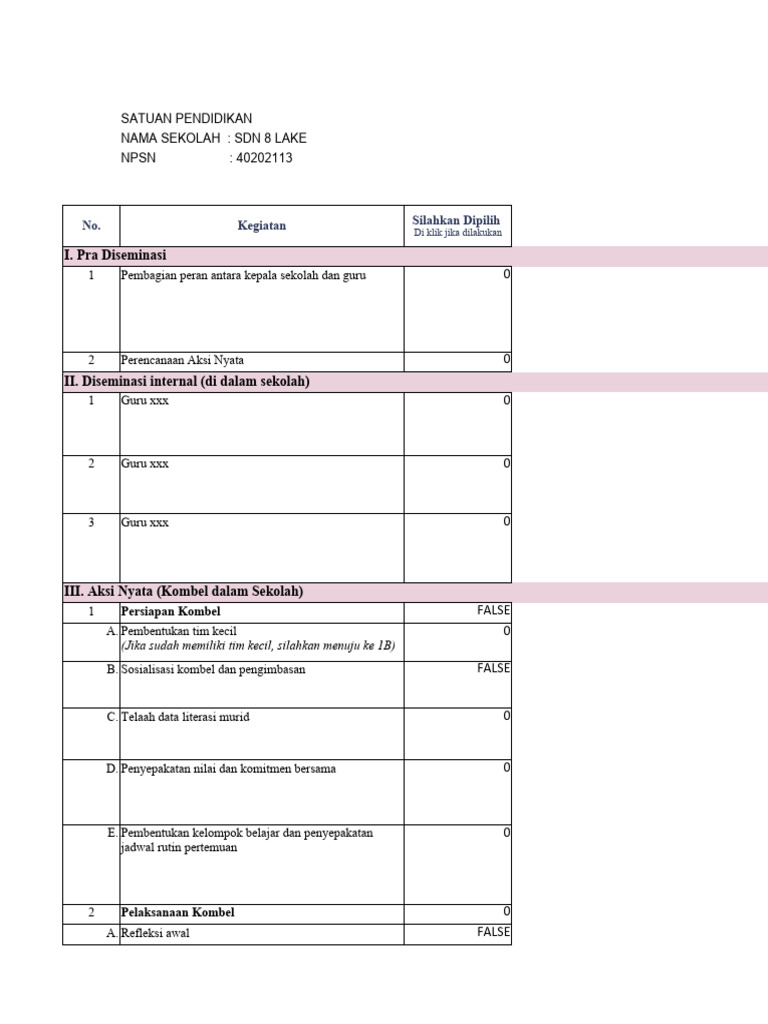 RTL Bimtek Pemulihan Pembelajaran Melalui Penguatan Literasi | PDF