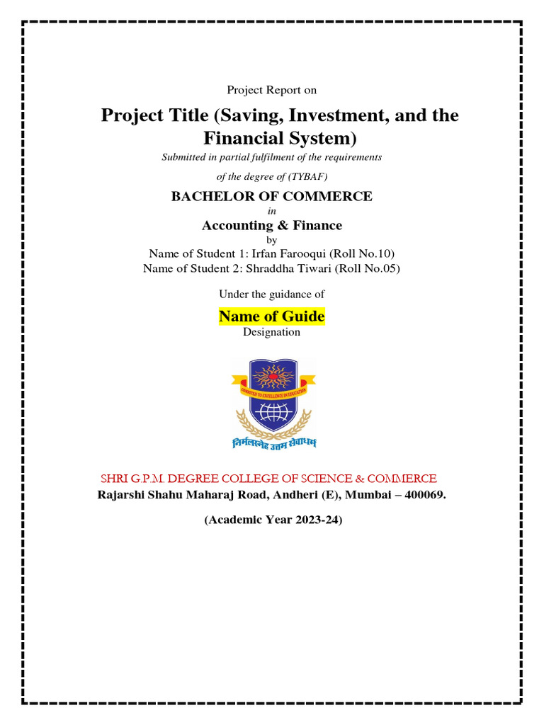 FC Project | Download Free PDF | Bonds (Finance) | Stocks