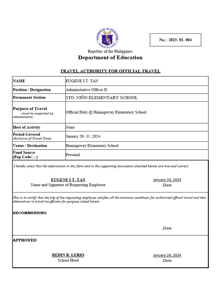 LS-TA Form | PDF | Government
