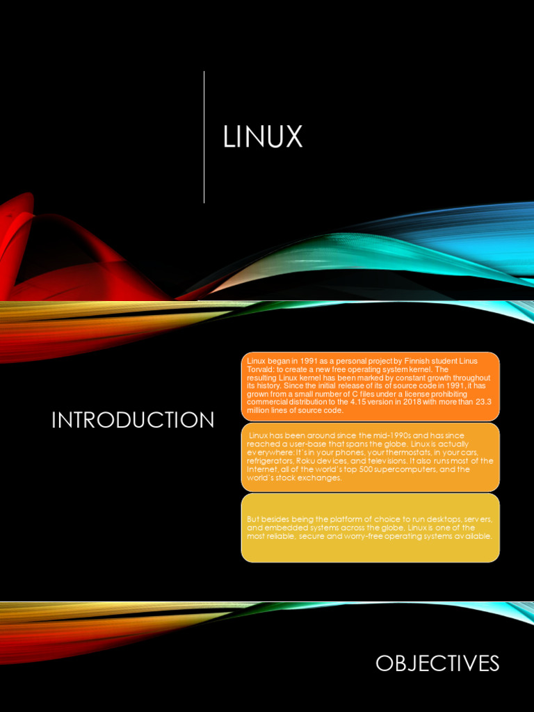Linux Presentation | PDF | Linux | Operating System