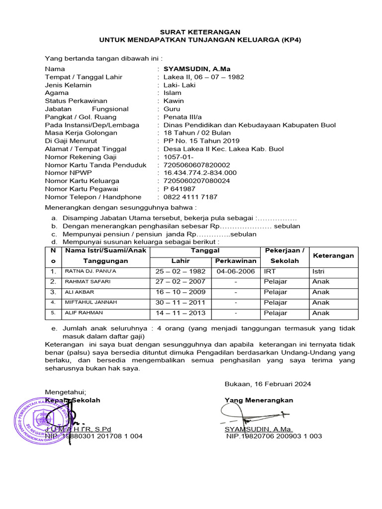 KP4 Guru Terbaru | PDF