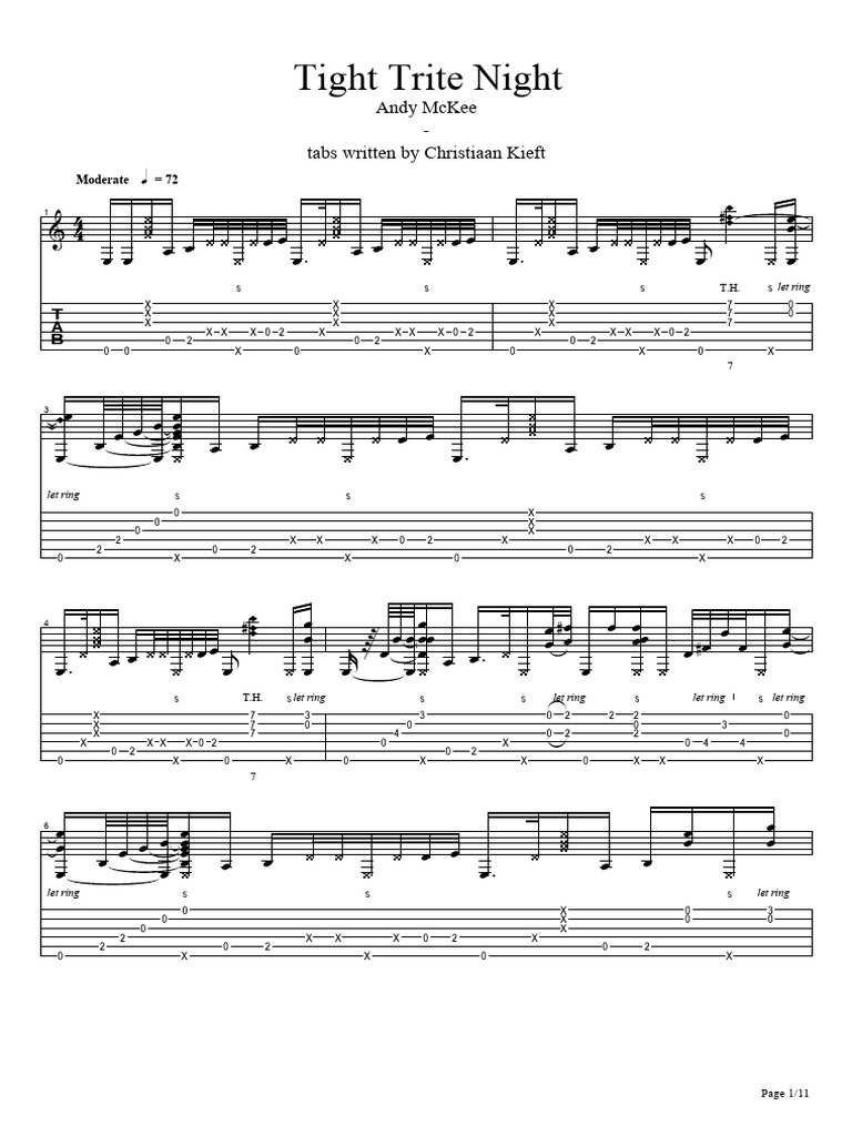 Tight Trite Night | PDF