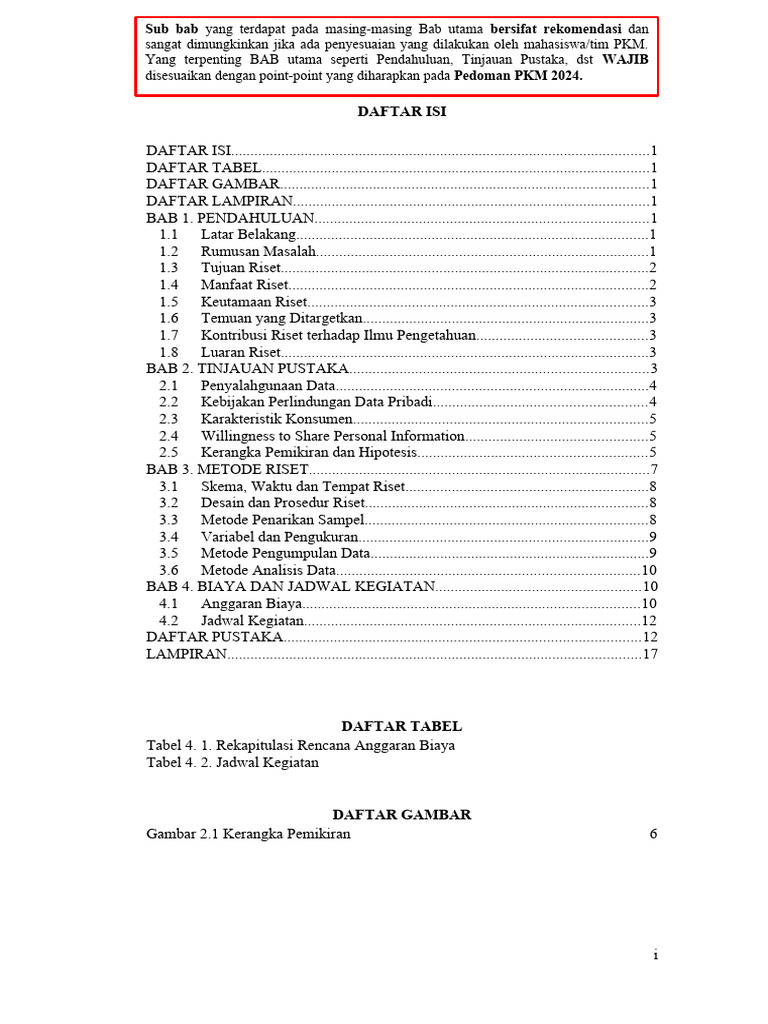 Panduan Proposal PKM-RSH 2024 | PDF | Karier & Perkembangan | Bisnis