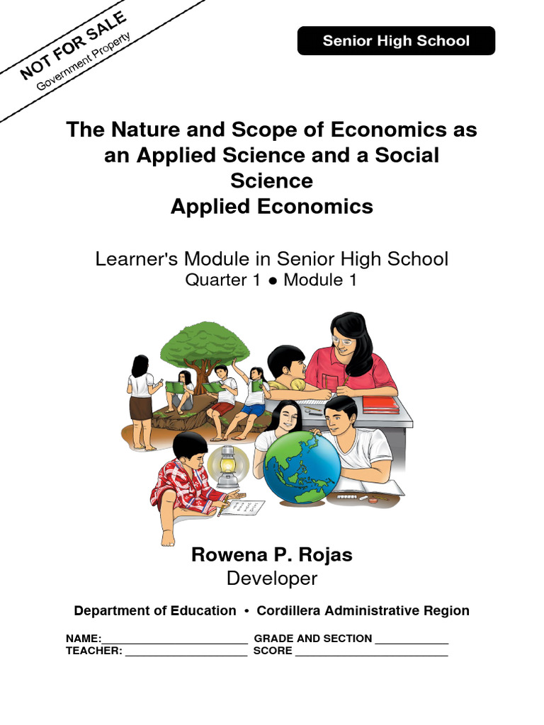 Appliedecon11 Q1mod1 Economics Applied Social Science Rowena Rojas Bgo ...