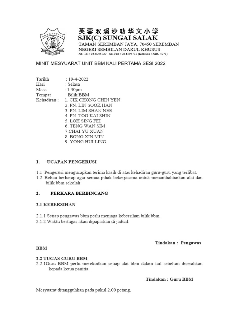 Sjk C Sungai Salak Pdf