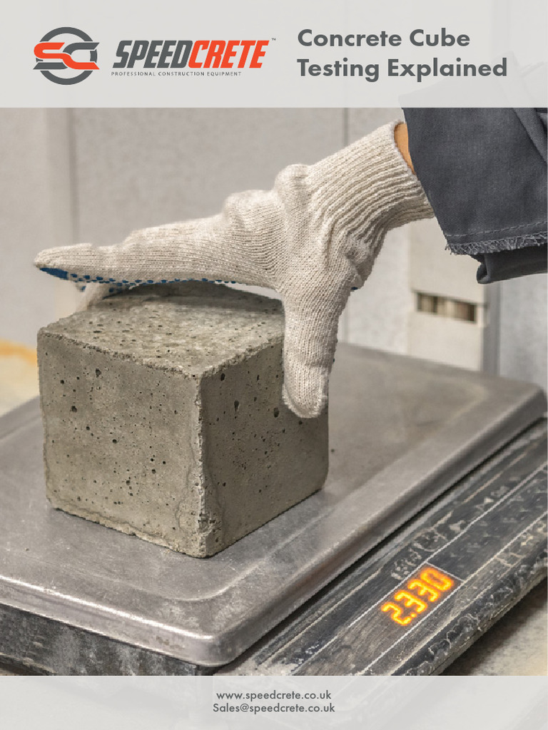 Concrete Cube Testing Explained | PDF | Concrete | Building Engineering