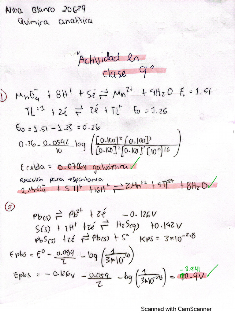 Actividad en Clase 9 2023 | PDF