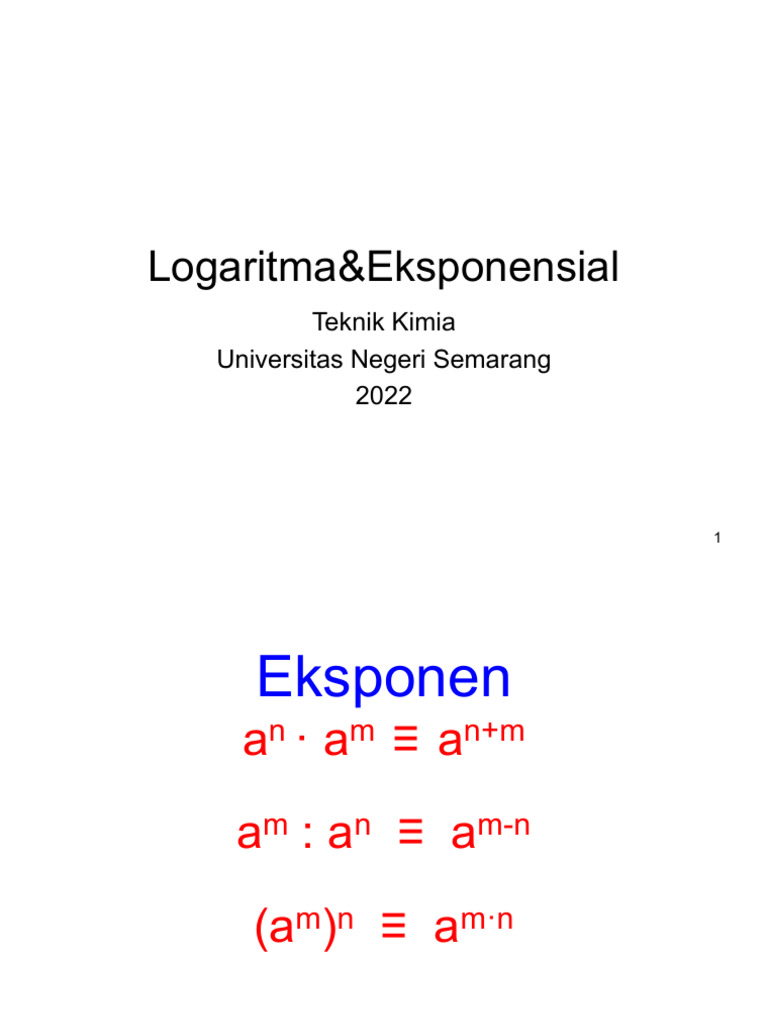 Exponentials and Logarithms-2 | PDF | Logarithm | Exponentiation