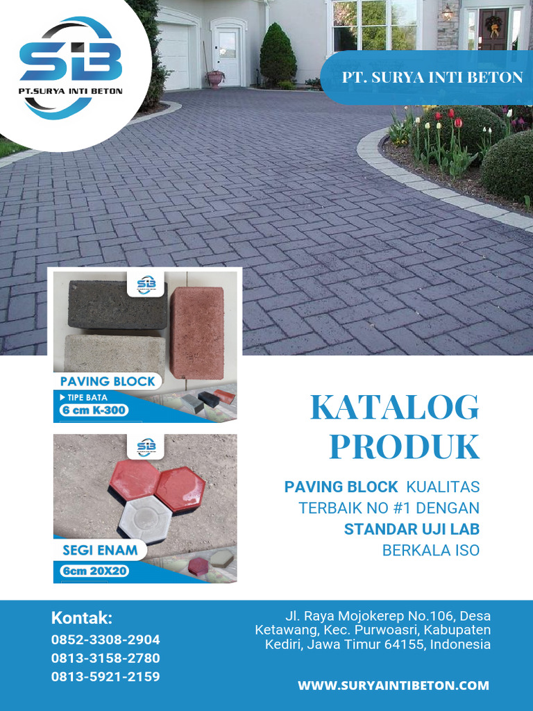 Katalog Paving Block PT Surya Inti Beton | PDF