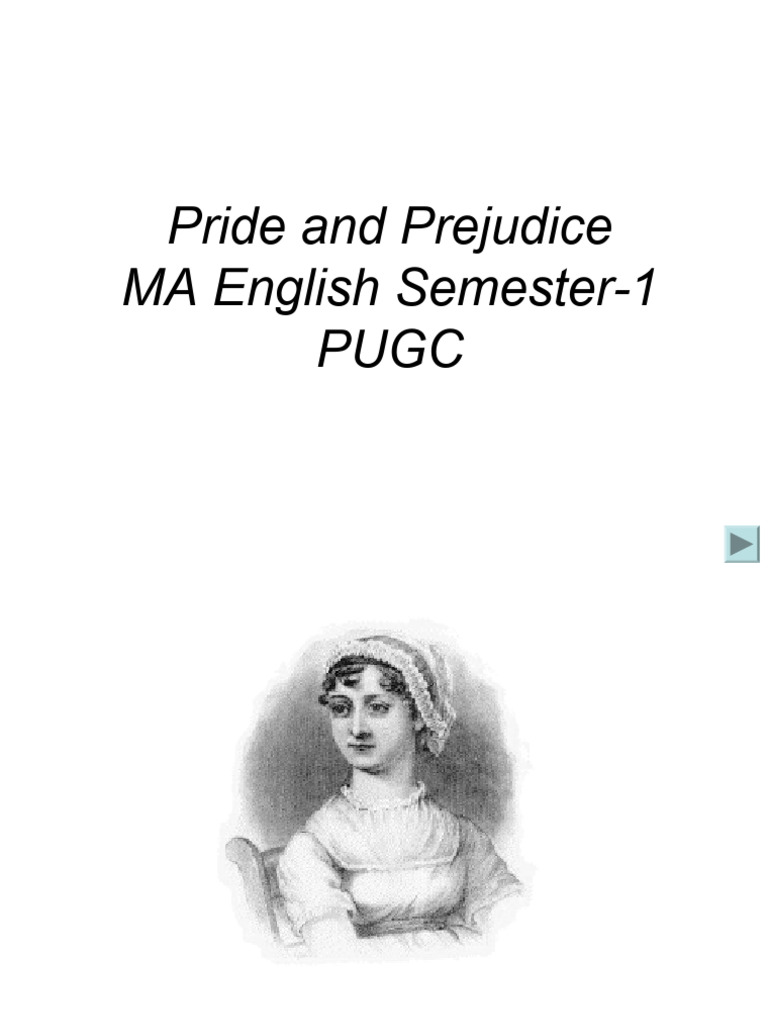 Introduction to Pride and Prejudice | PDF | Pride And Prejudice