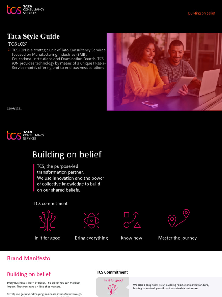 Tata Style Guide Task 3 | PDF