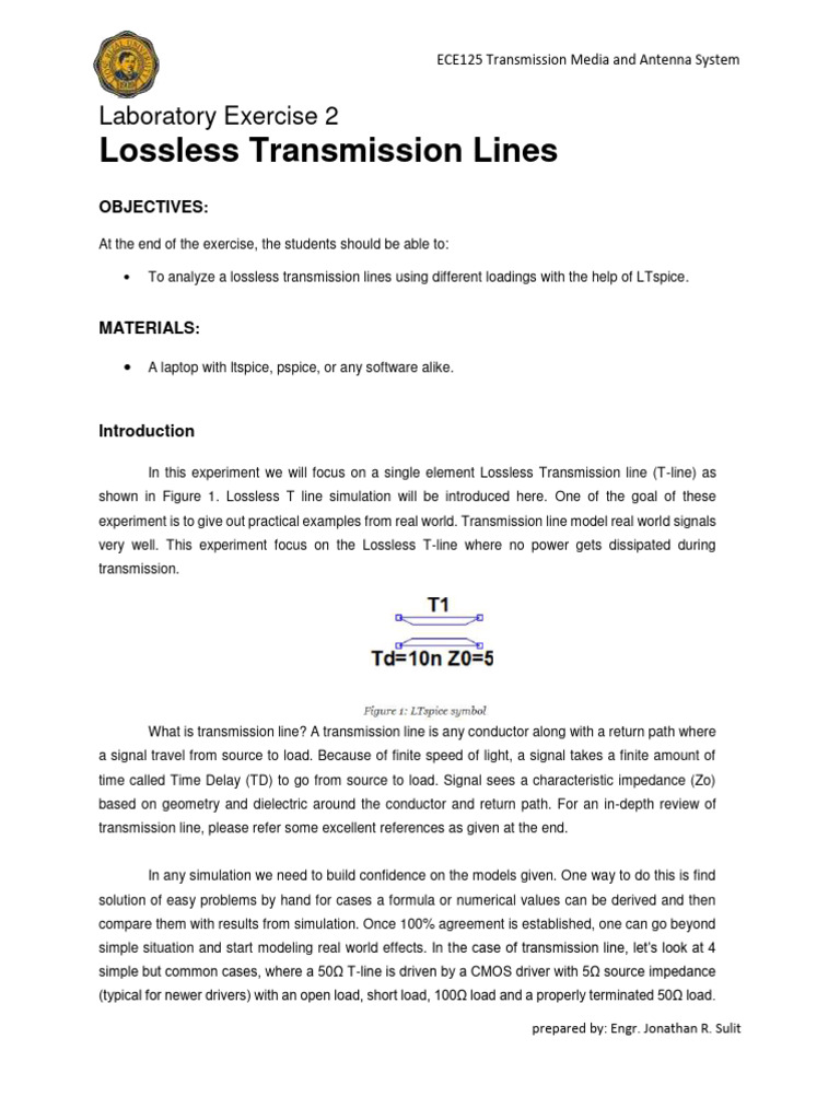 2 - Lossless Transmission Line | PDF 2 - Lossless Transmission Line | PDF