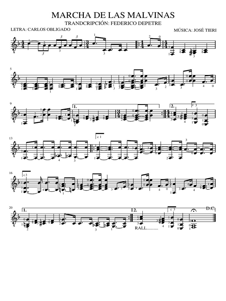 Marcha de Las Malvinas Editado - 230828 - 212052 | PDF