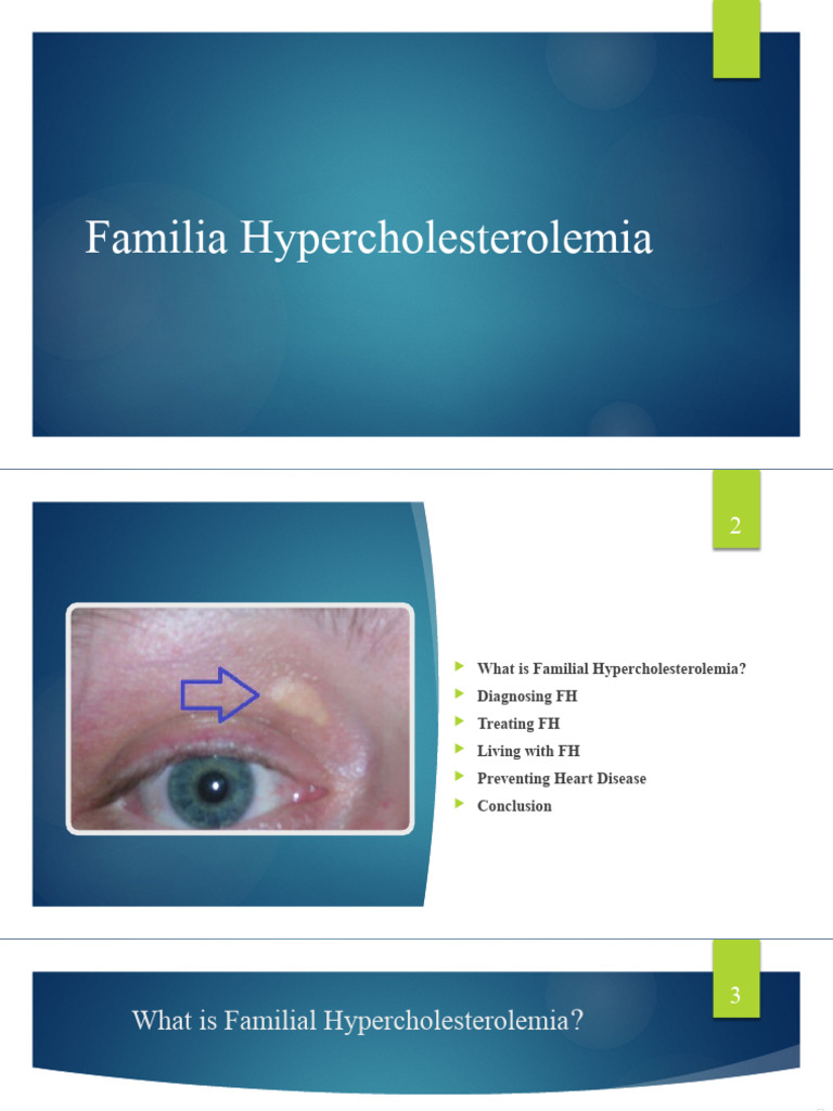 Familia Hypercholesterolemia | PDF | Cholesterol | Hypercholesterolemia