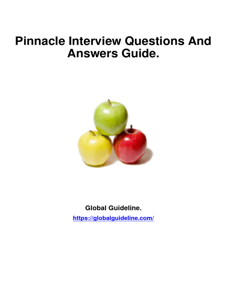Pinnacle Interview Questions and Answers 57115 | PDF | World Wide Web ...