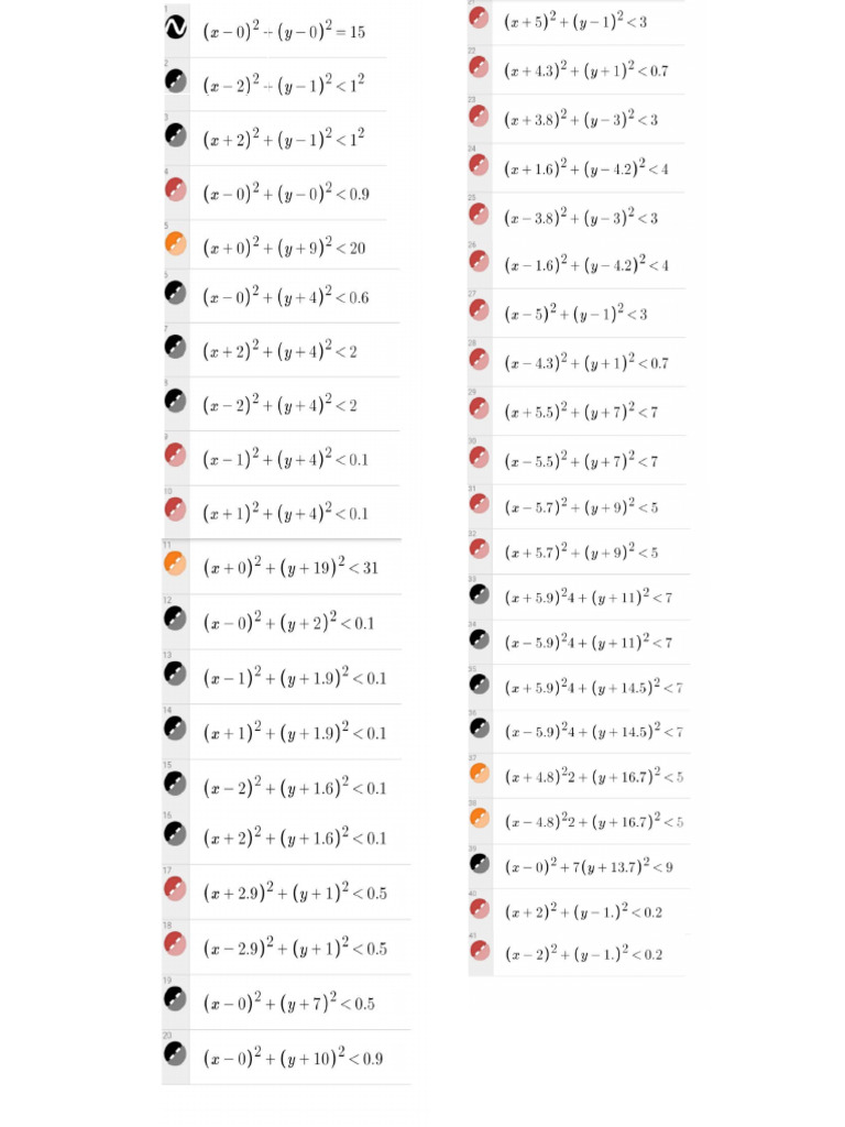 DESMOS Art | PDF