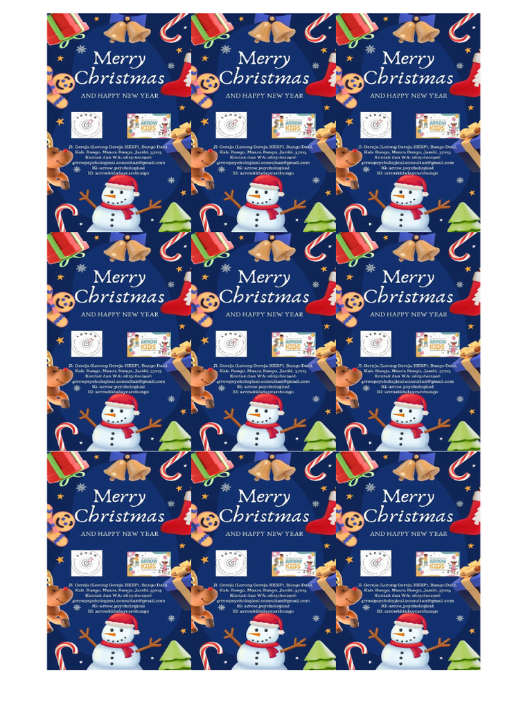 Christmas Card A4 | PDF