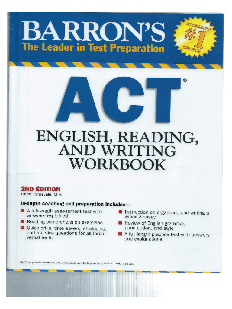 ACT Grammar Book | PDF