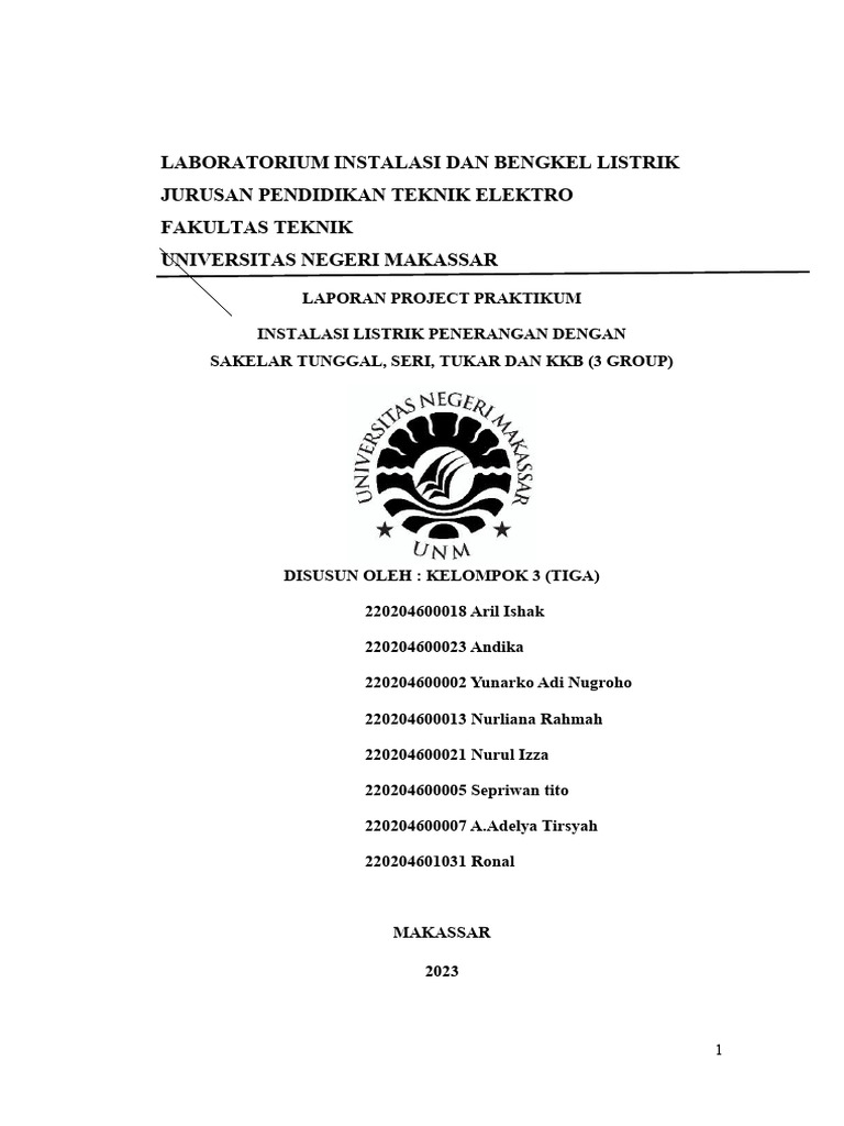 Laporan Project Instalasi | PDF