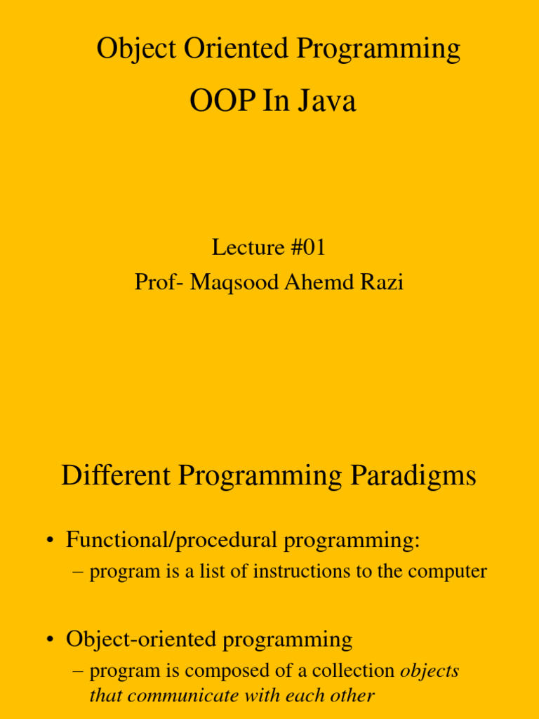 Opp Overview02 | PDF | Object Oriented Programming | Inheritance ... Opp Overview02 | PDF | Object Oriented Programming | Inheritance ...