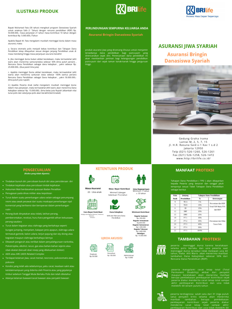 New Brosur DANASISWA SYARIAH - Brosur | PDF