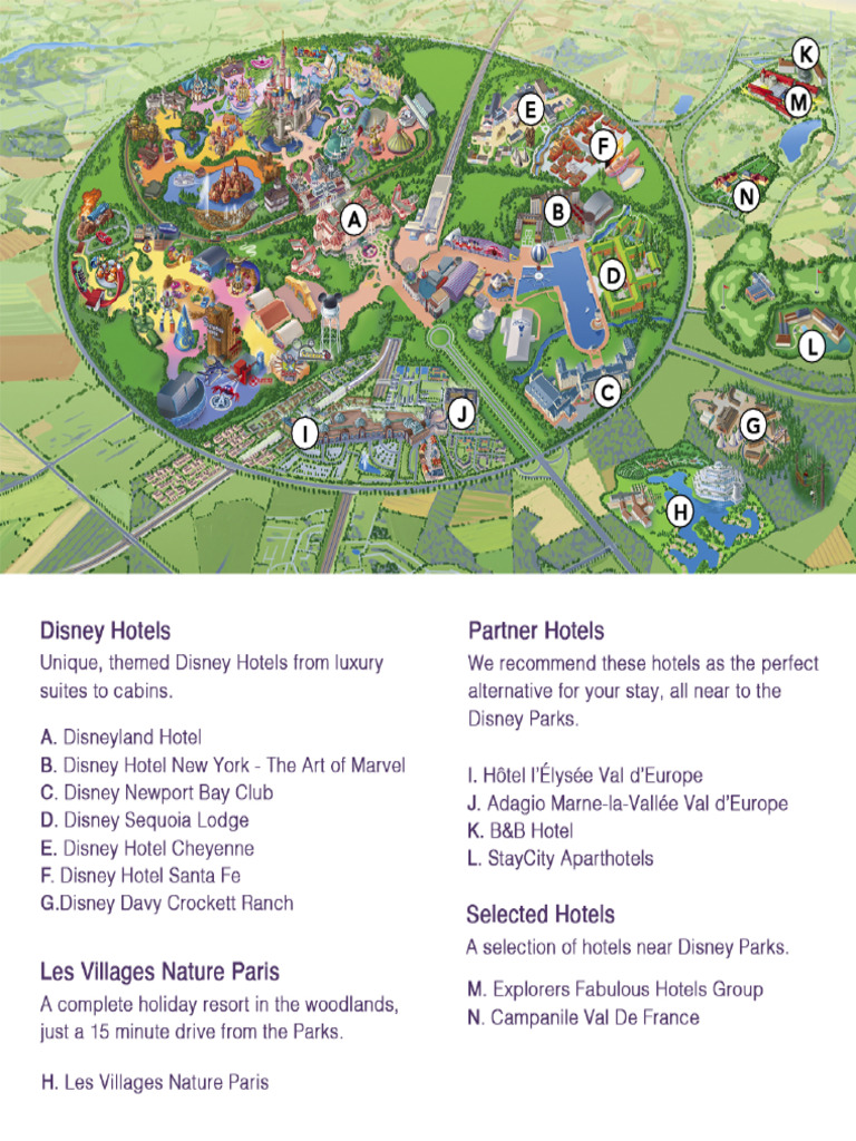Disneyland Paris Map | PDF