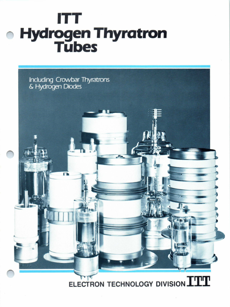 ITT HydrogenThyratronTubes 1984 | PDF | Vacuum Tube | Electrical ...