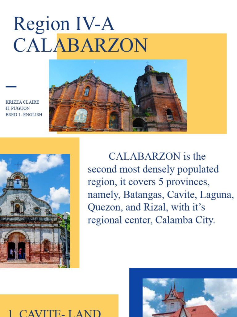 Calabarzon Region4 A | PDF | Philippines | Ethnicity