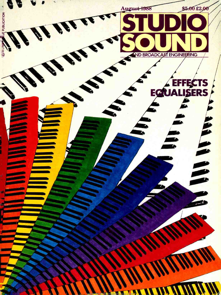 Studio Sound 1988 08 | PDF | Equalization (Audio) | Studio