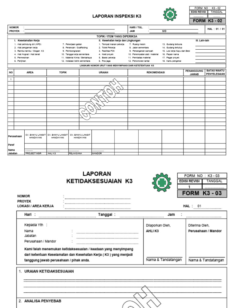 Laporan K3 | PDF