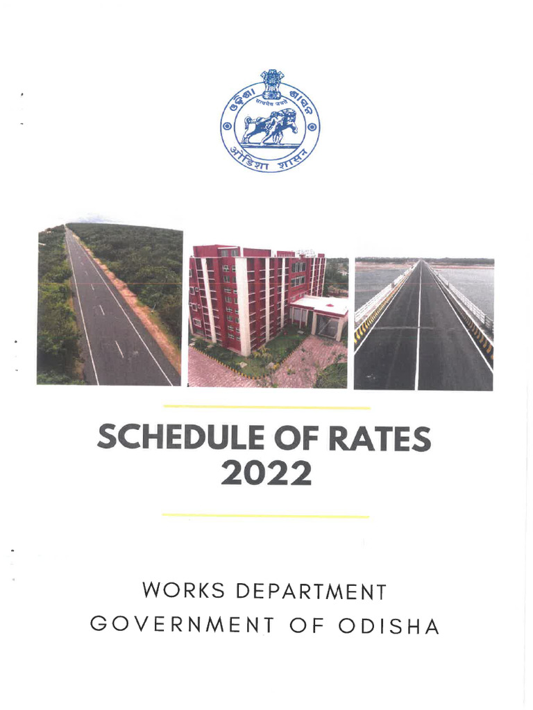 Schedule of Rates for Plumbing Materials | PDF | Equipment | Plumbing