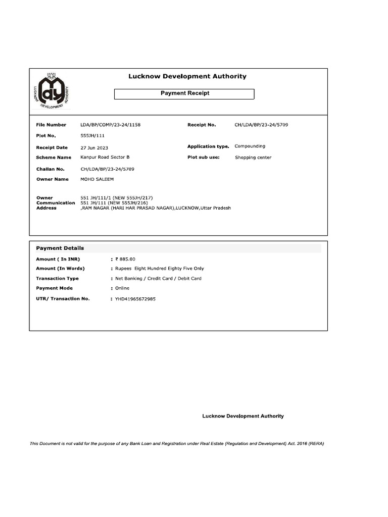 Recipt 01 | PDF