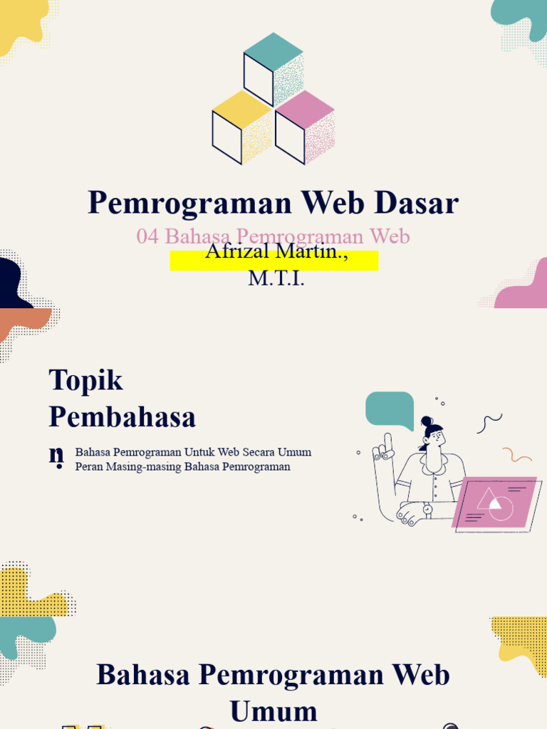 04 Bahasa Pemrograman Web | PDF