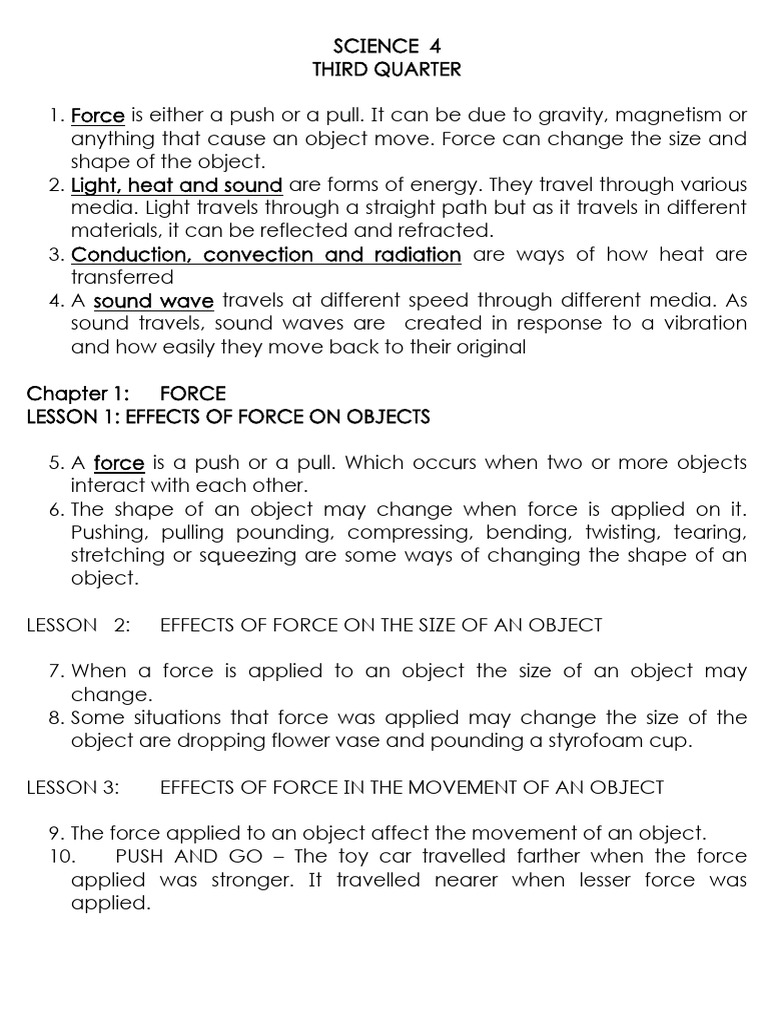 Science Reviewer 3RD Grading | PDF | Thermal Conduction | Sound