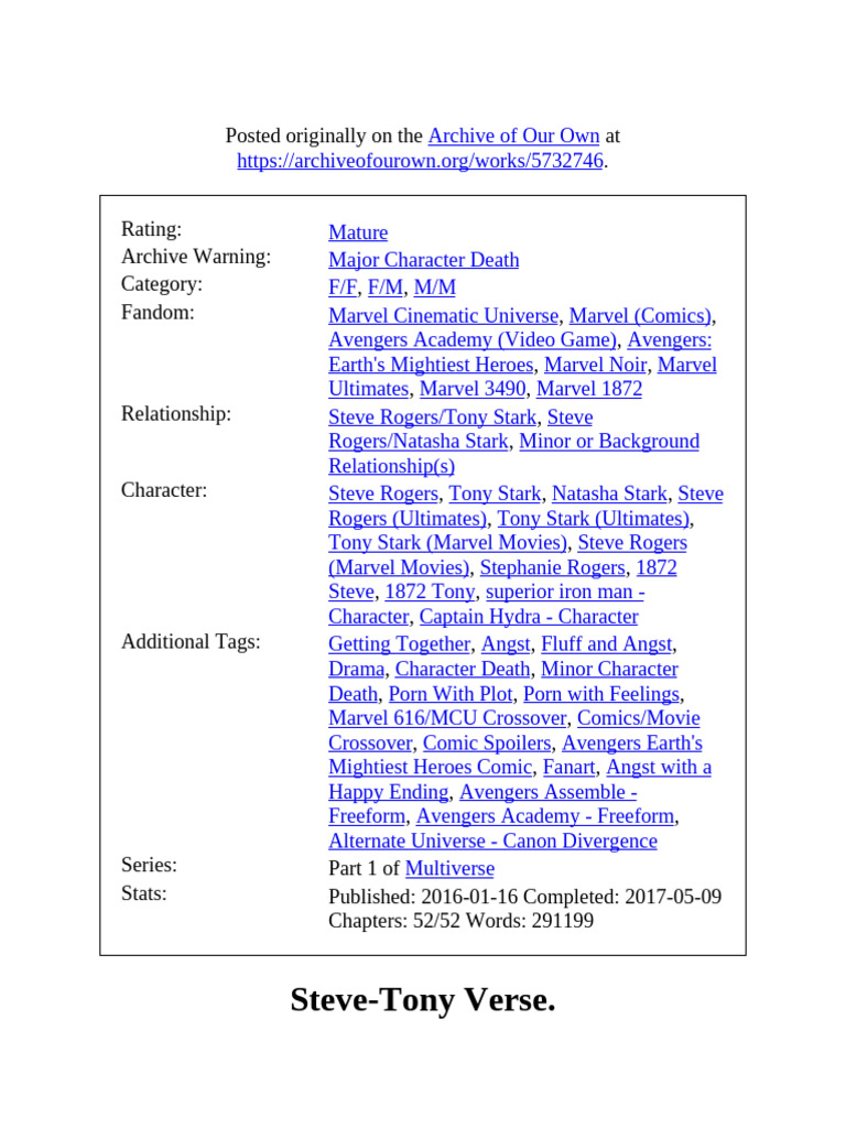 Steve-Tony Verse - Shell - Head | PDF | Verdad