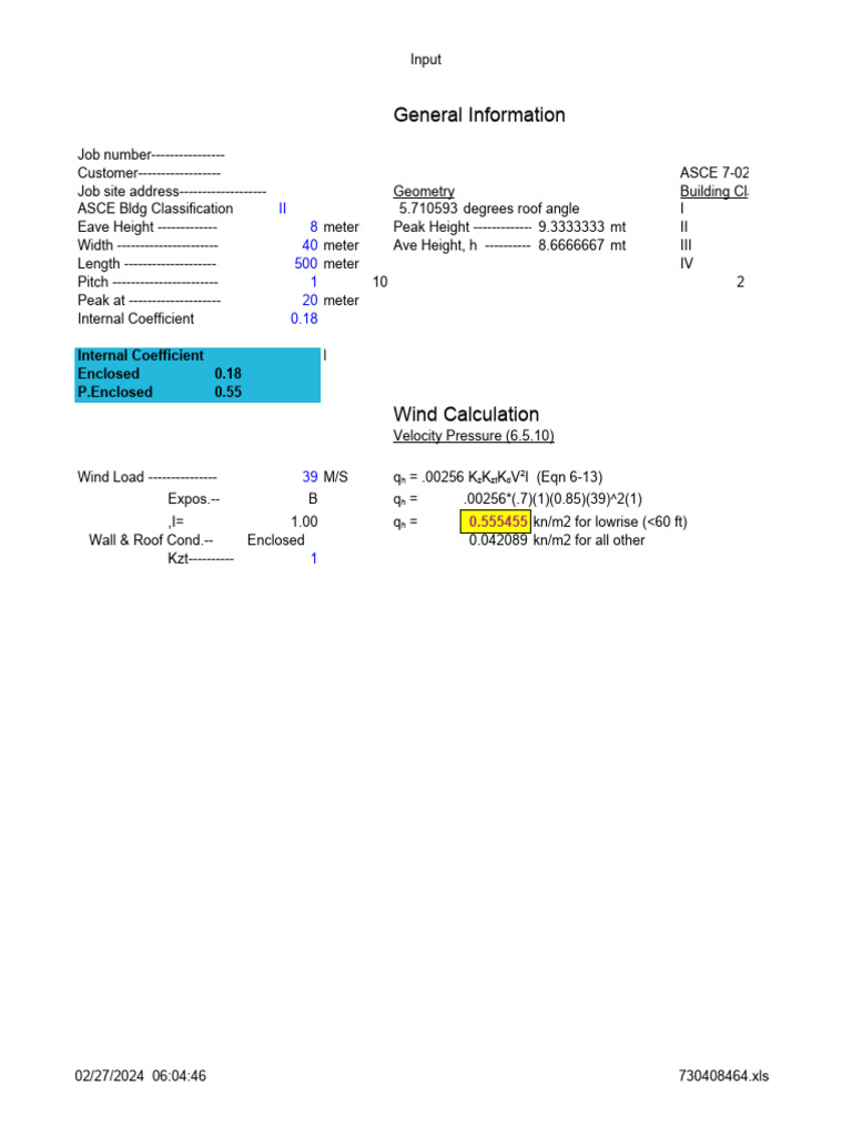 WC Sheet R0 (Updated) | PDF | Applied And Interdisciplinary Physics