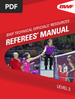 Badminton Officials: Roles and Responsibilities | PDF | Referee
