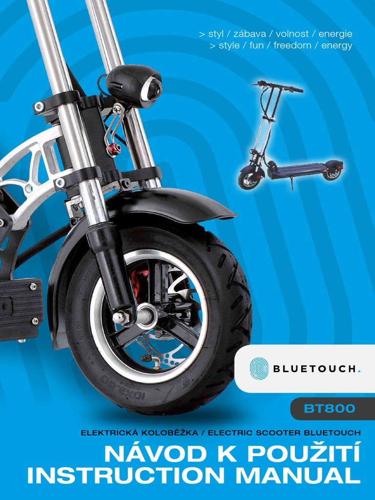 Bluetouch - BT800 - Manual - CZ, SK, HU, DE, EN | PDF