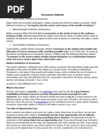Unit 1 Introduction 1.1 Study Notes | PDF | Economics | Economic System