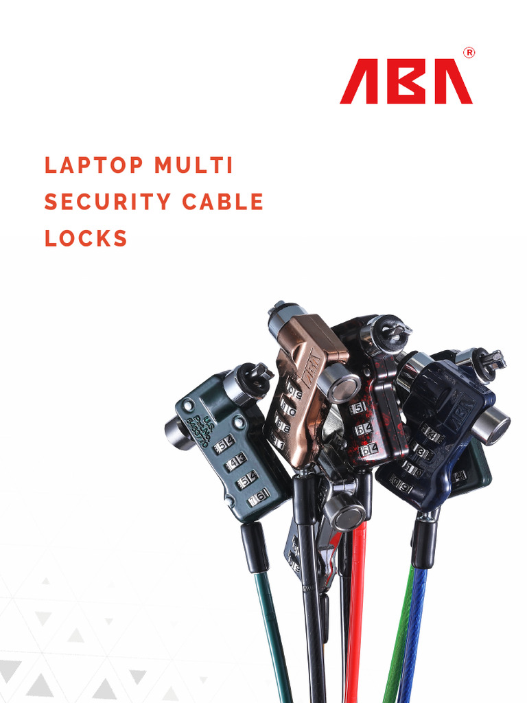 ABA Cable Lock | PDF | Laptop | Electronics