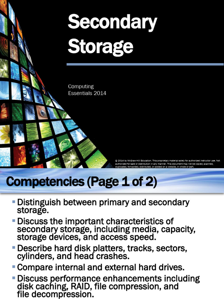 Secondary Storage Guide 2014 | PDF | Computer Data Storage | Solid State Drive