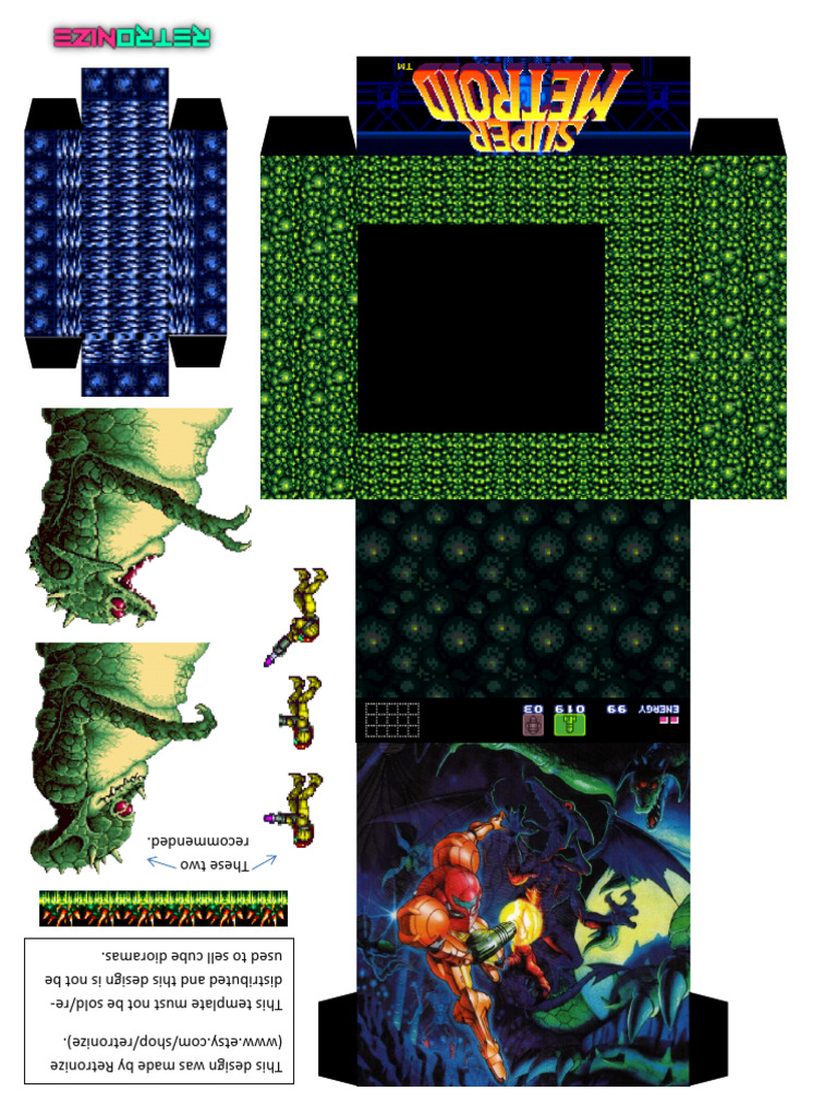 Super Metroid Kraid Template Rotated | PDF | Home & Garden | Self ...
