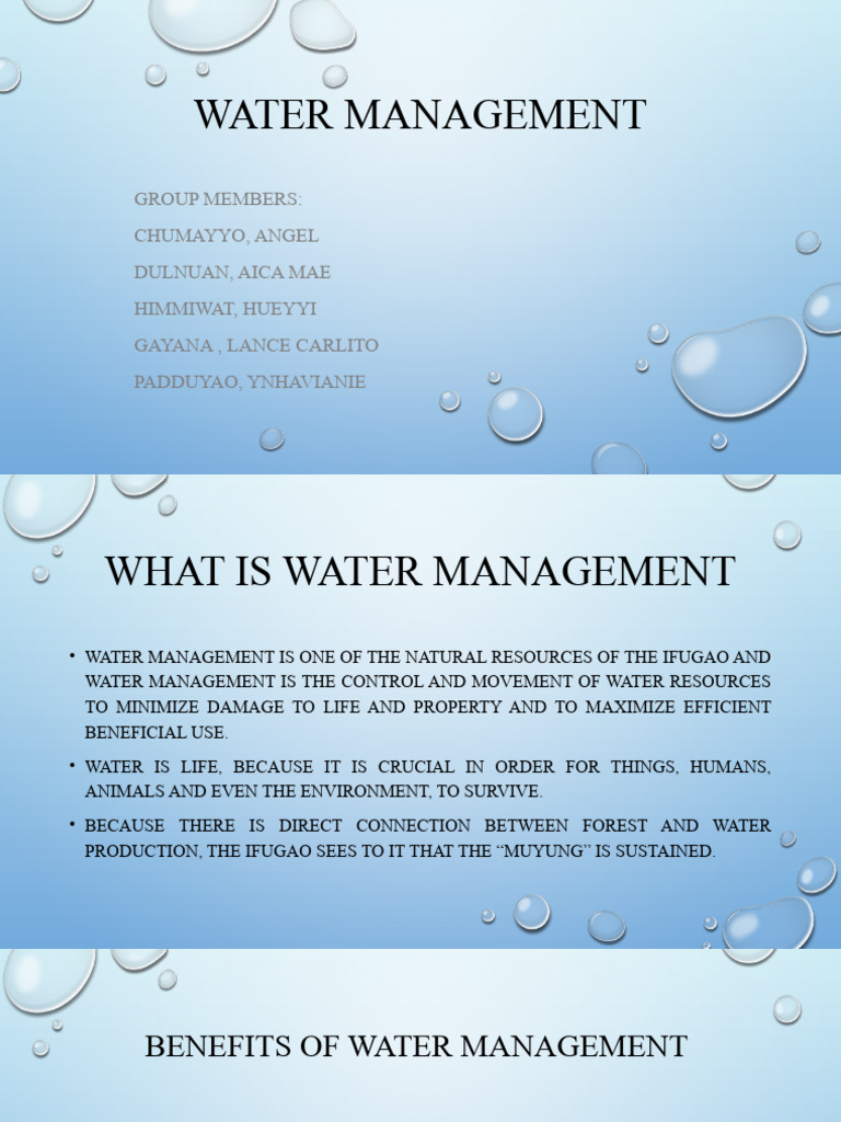 Indigenous Water Management in Ifugao | PDF | Water | Water Resources