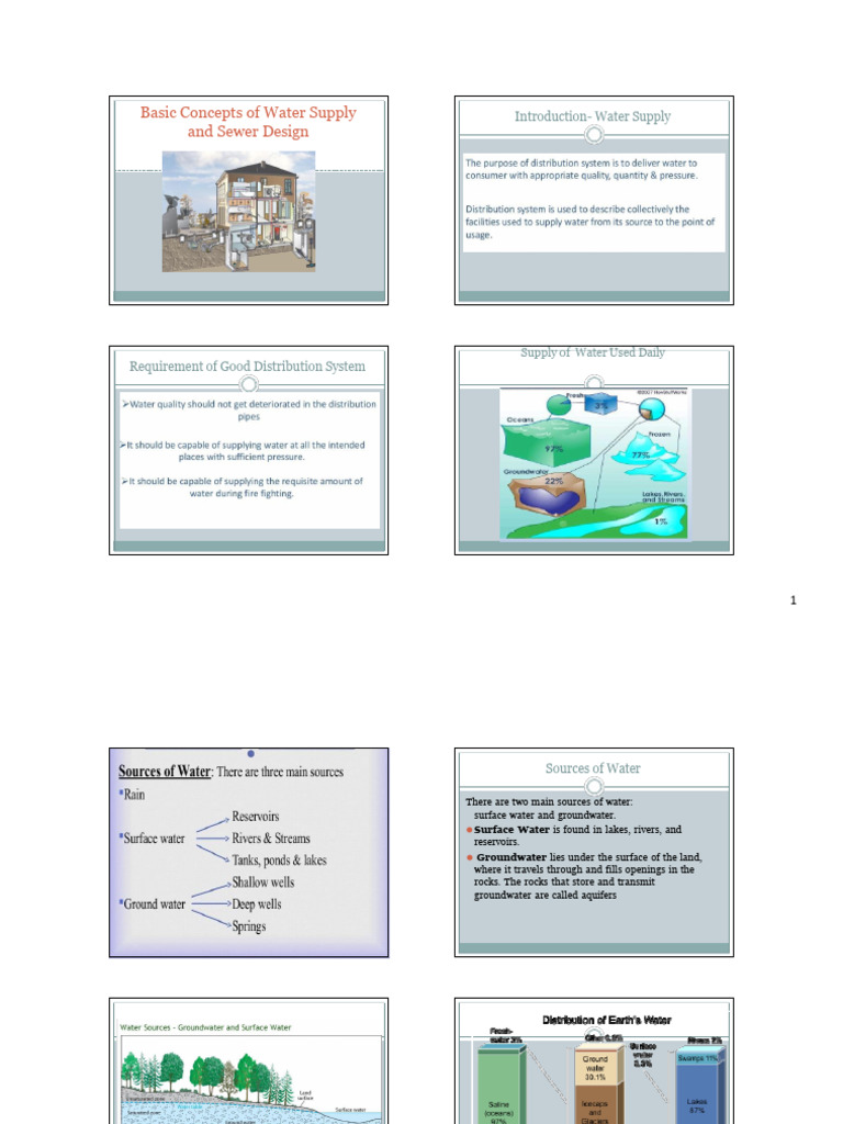 Lec3 - Basic Concepts | PDF | Water | Groundwater
