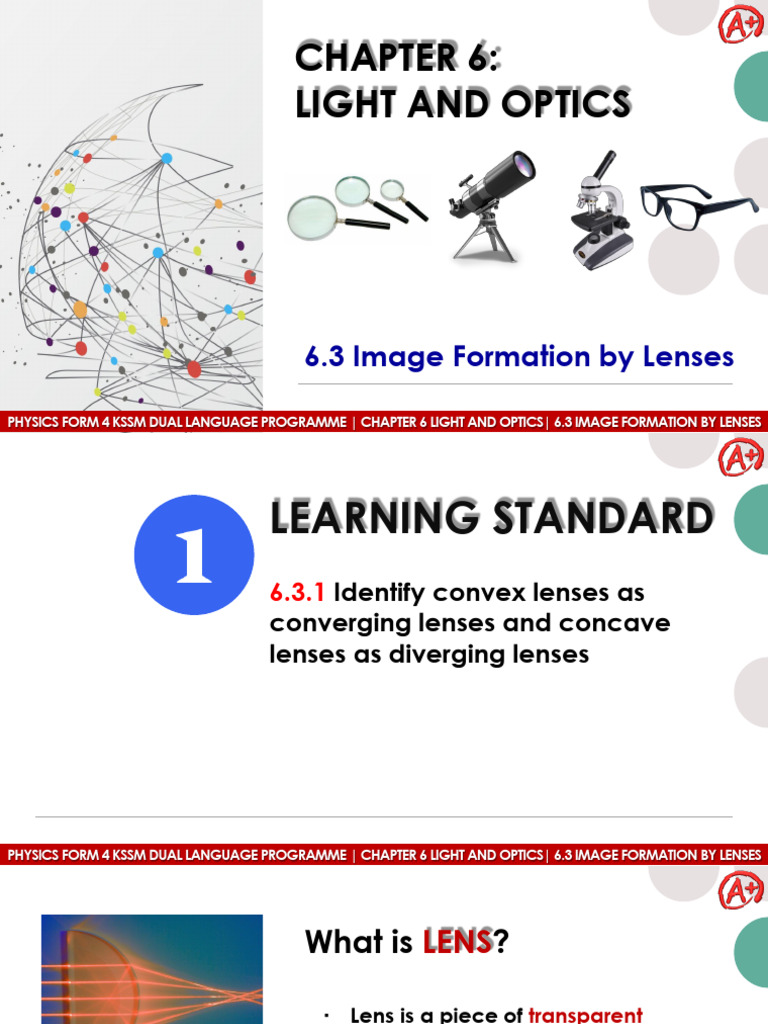 6.3 Image Formation by Lenses | PDF | Optics | Atomic