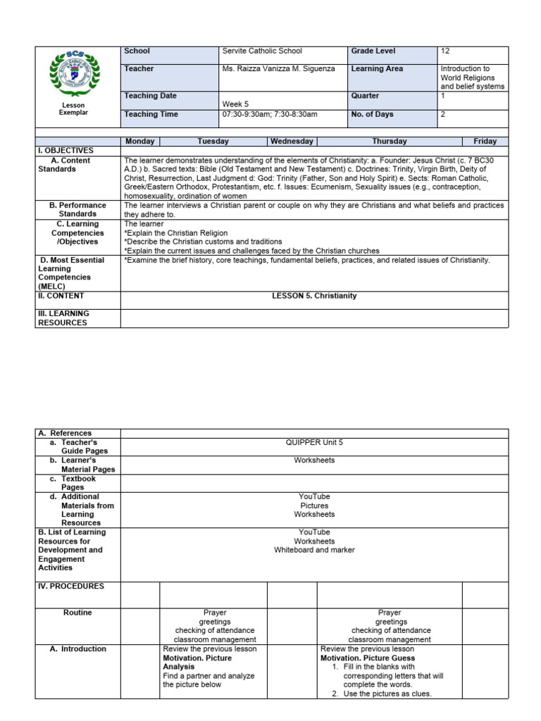 Intro To World Religion WEEK 5 | PDF | Trinity | Christian ...