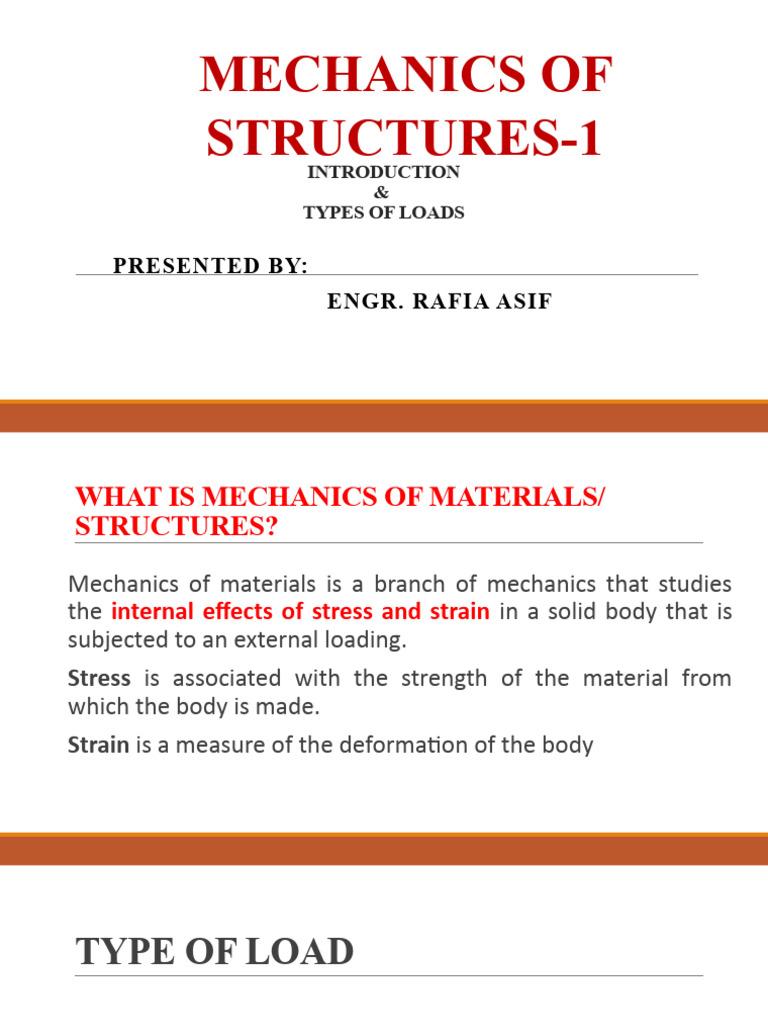 Types of Loads | PDF | Structural Load | Stress (Mechanics)