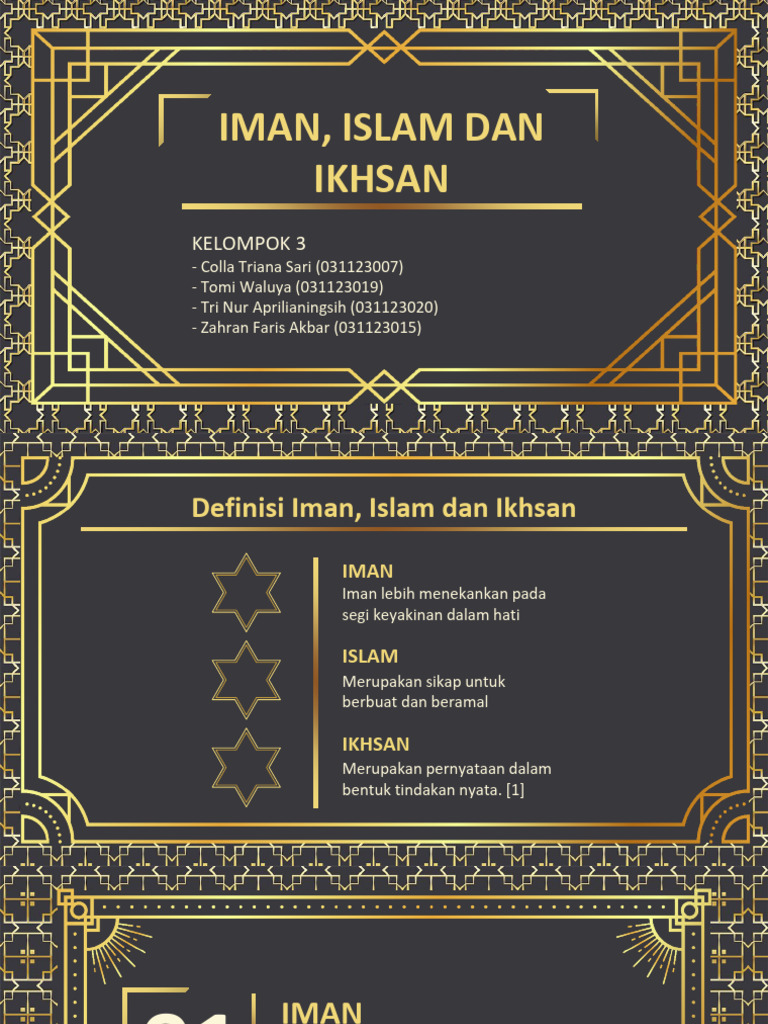 Konsep Iman, Islam, Ikhsan | PDF